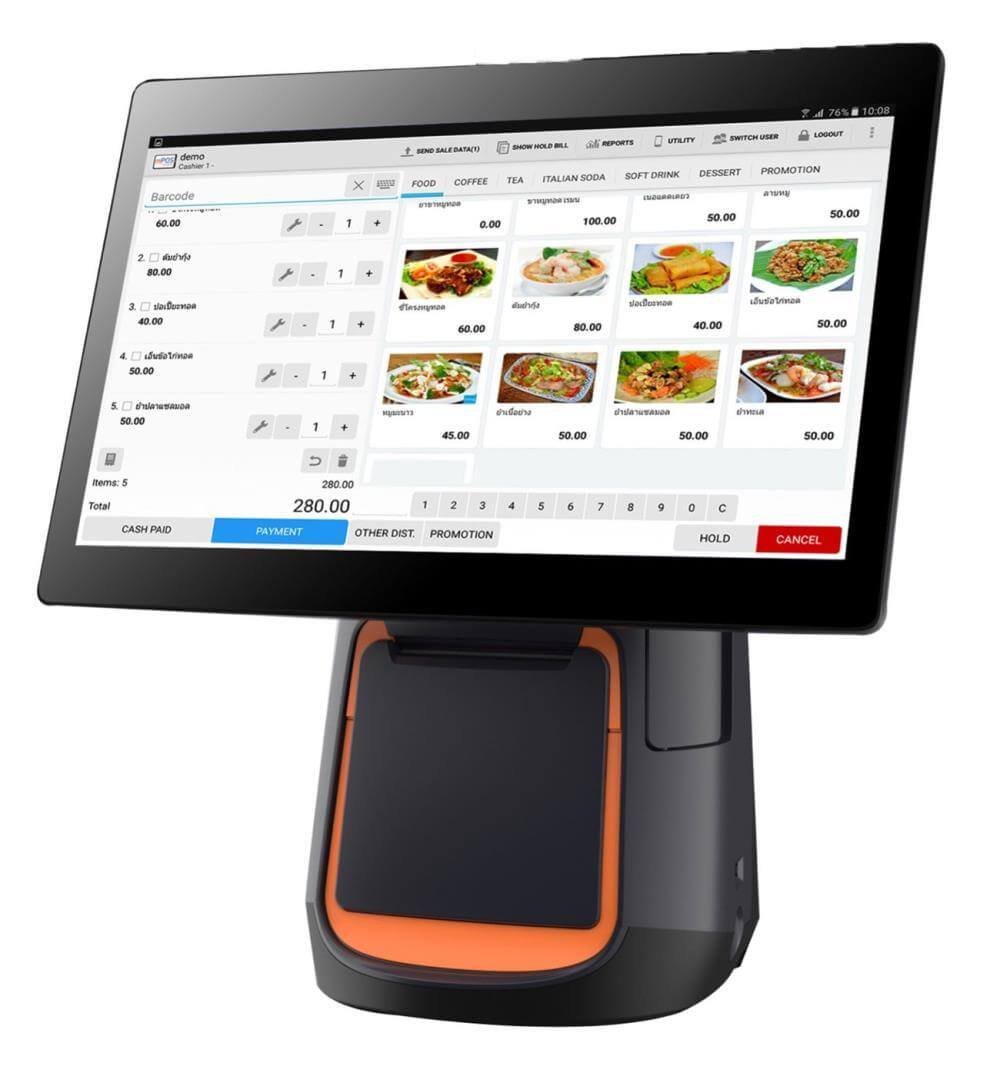Máy POS bán hàng SUNMI T2 - 1 Màn hình - Bảo hành 12 TH