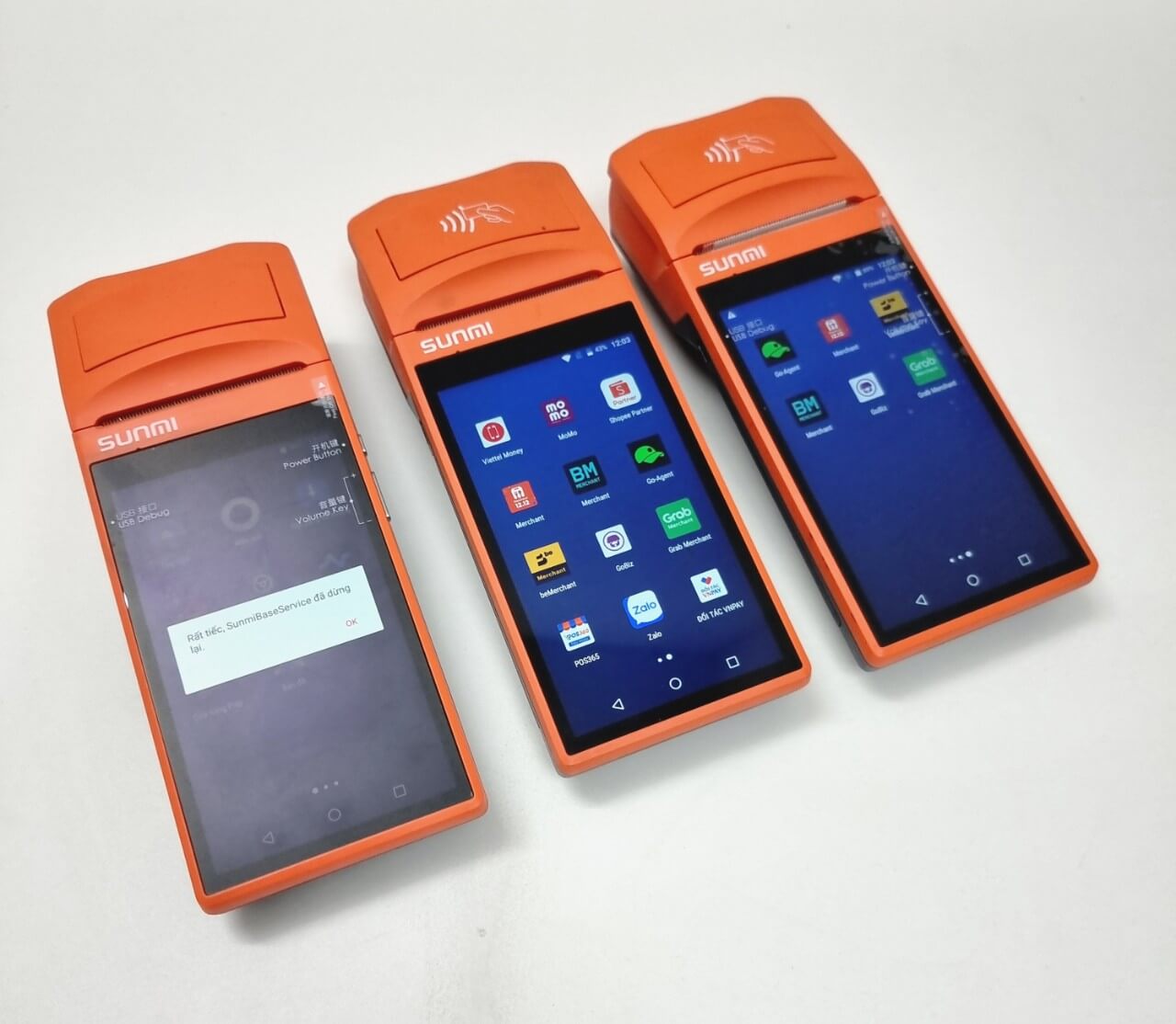 Máy POS cầm tay nhận đơn Sunmi V1s - Like new 90%